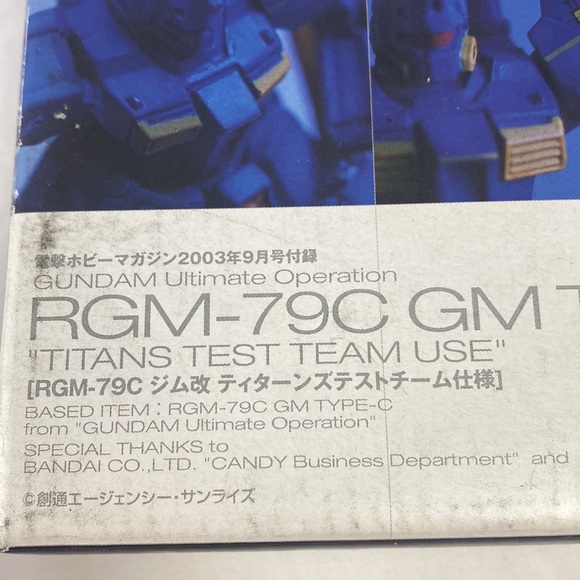 Bandai Namco | Toys | Rgm79c Gm Typec Titans Test Team Use Gundam ...
